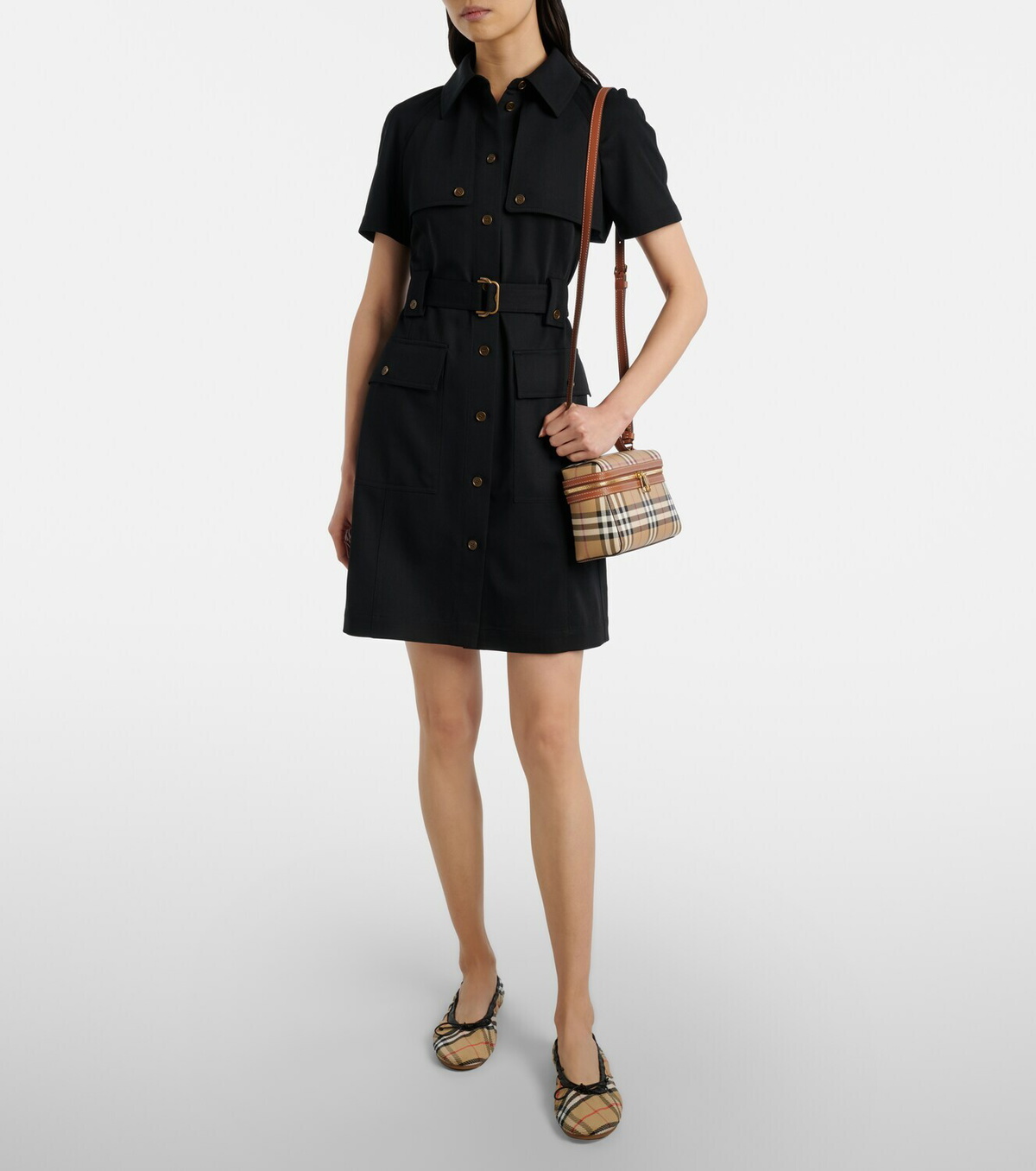 Burberry Fawn Burberry Check ballet flats Burberry