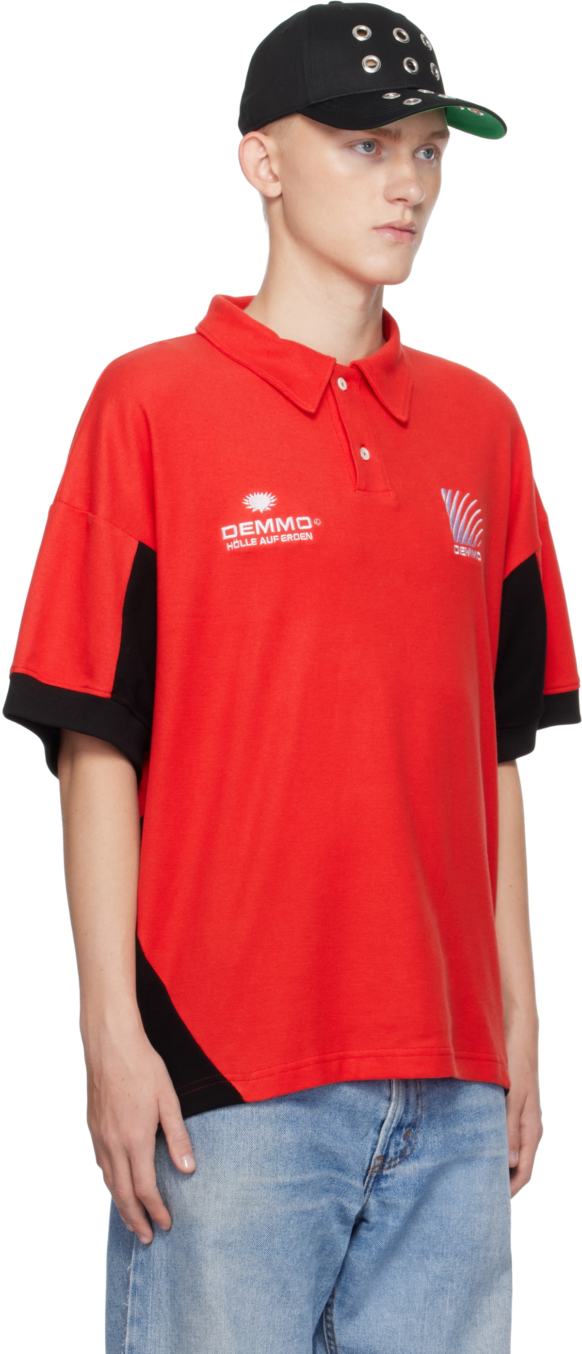 DEMMO Red Station Polo