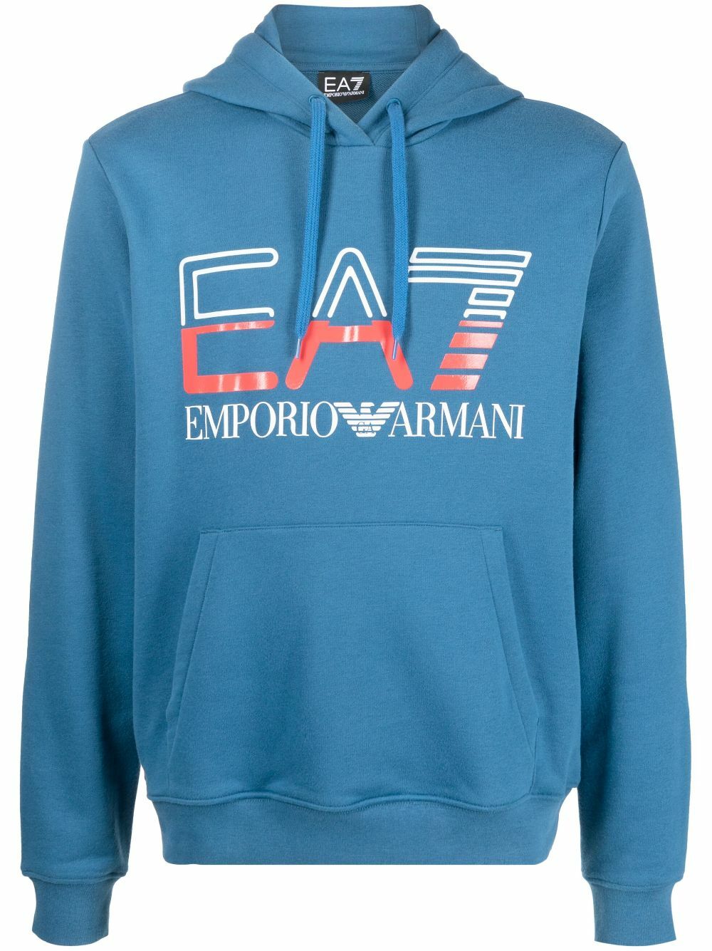 EA7 - Logo Cotton Blend Hoodie EA7