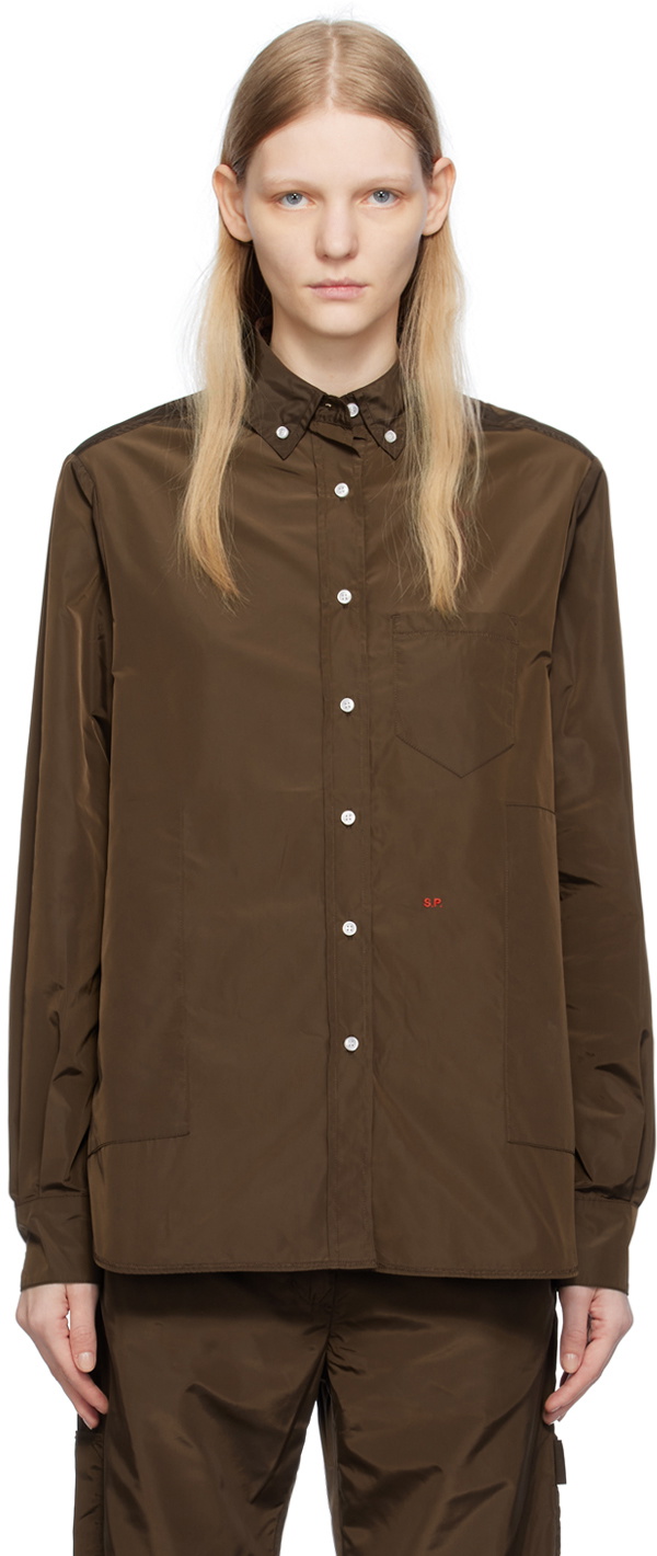 Saks Potts Brown Rosalie Shirt Saks Potts