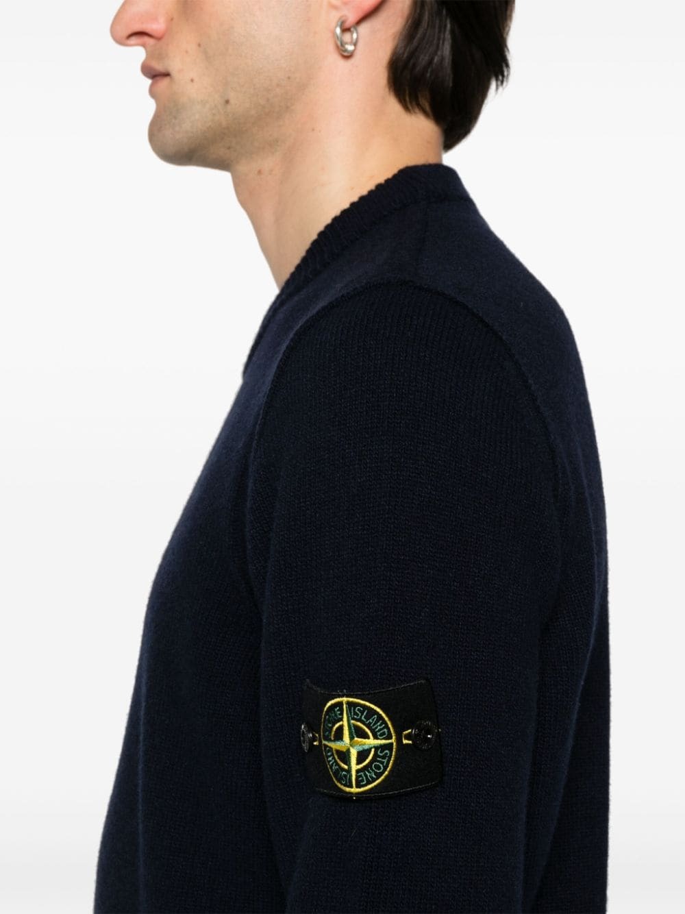 STONE ISLAND - Wool Crewneck Sweater Stone Island