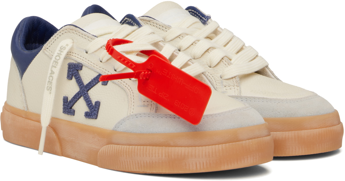 Off-White Off-White & Blue Vulcanized Vintage Sneakers Off-White