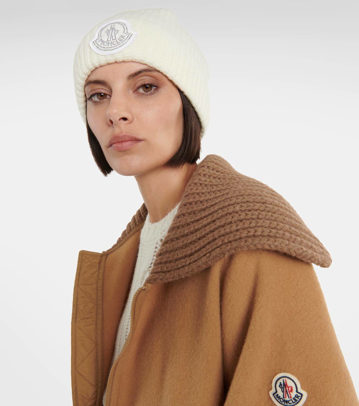 Moncler Wool-blend beanie Moncler