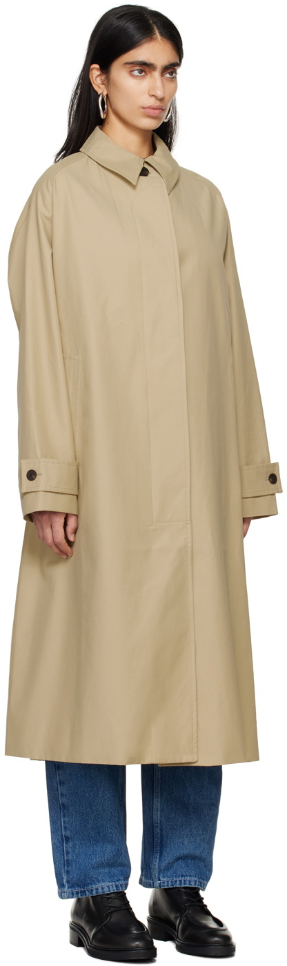 Studio Nicholson Tan Holin Trench Coat Studio Nicholson