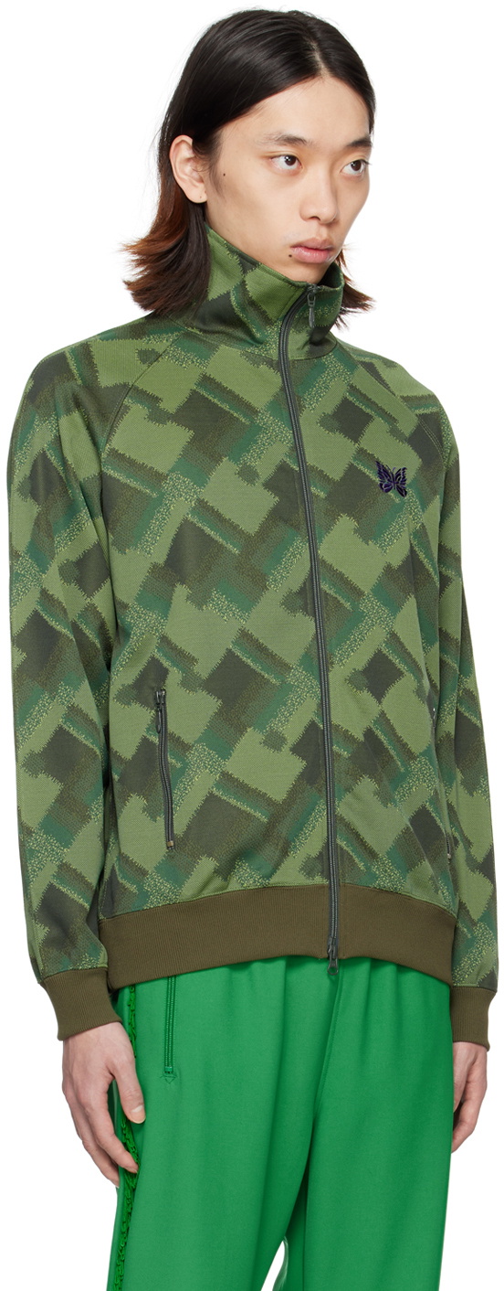 NEEDLES Green Zip Track Jacket Needles