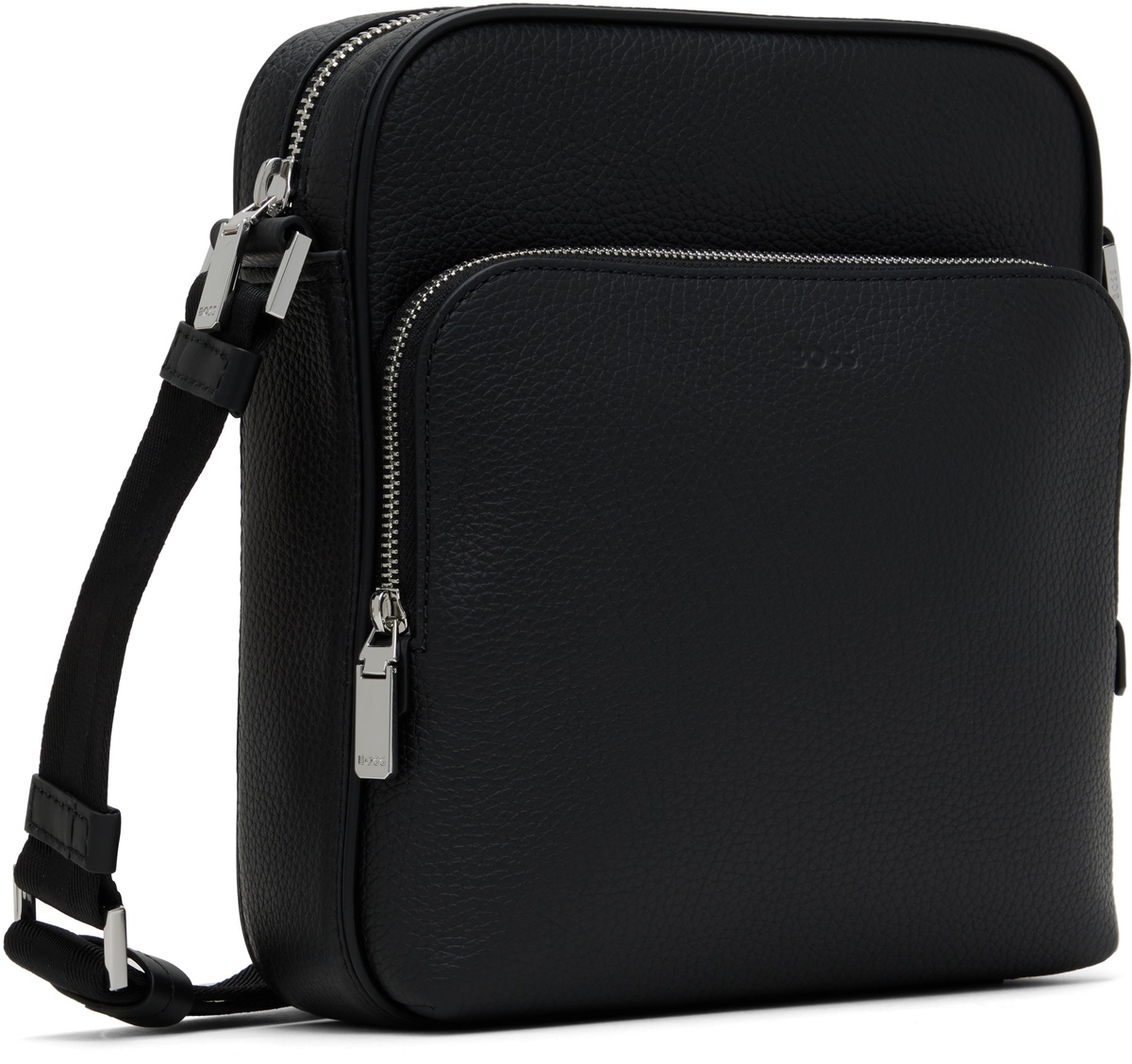 BOSS Black Embossed Logo Reporter Bag BOSS