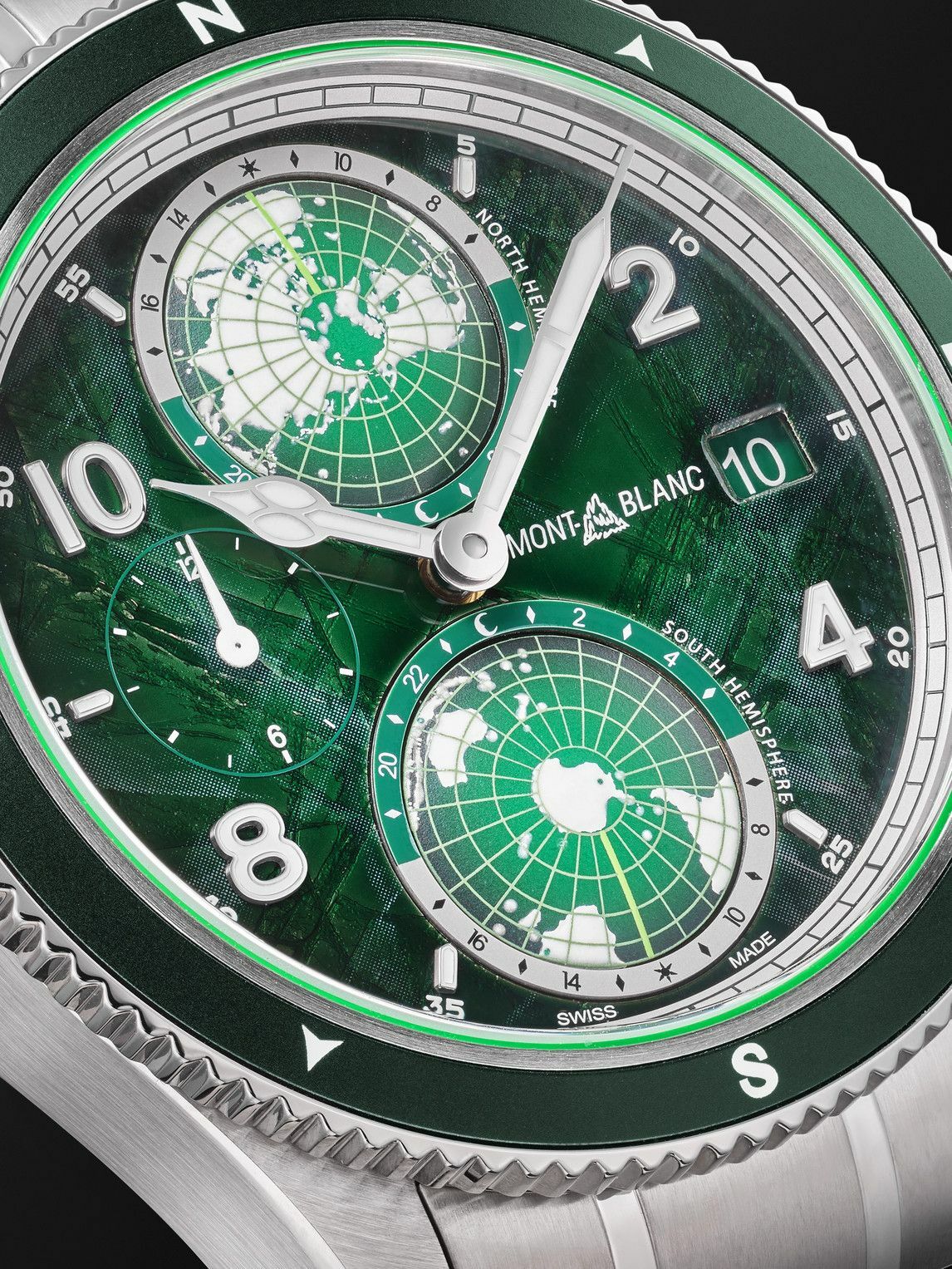 Montblanc - 1858 Geosphere 0 Oxygen Automatic 42mm Interchangeable ...