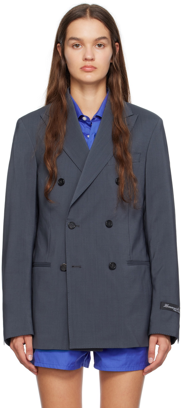 HommeGirls Gray Classic Blazer Hommegirls