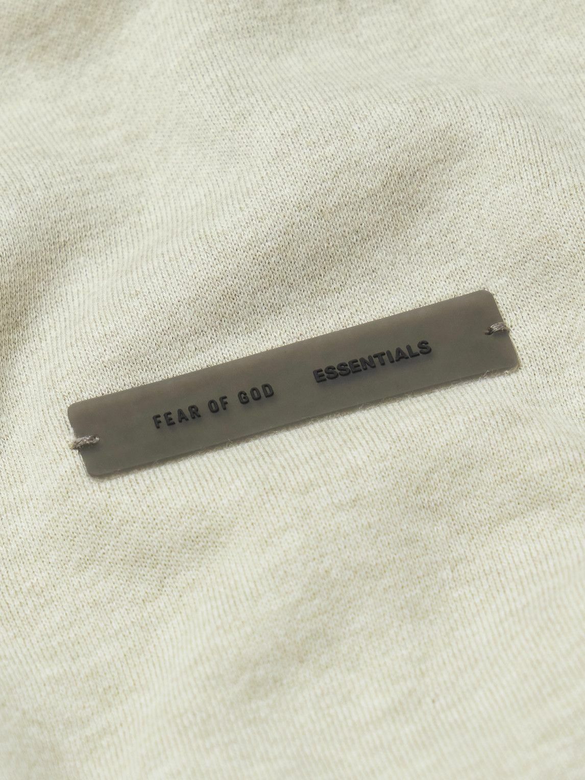FEAR OF GOD ESSENTIALS - Oversized Logo-Appliquéd Cotton-Blend Jersey ...