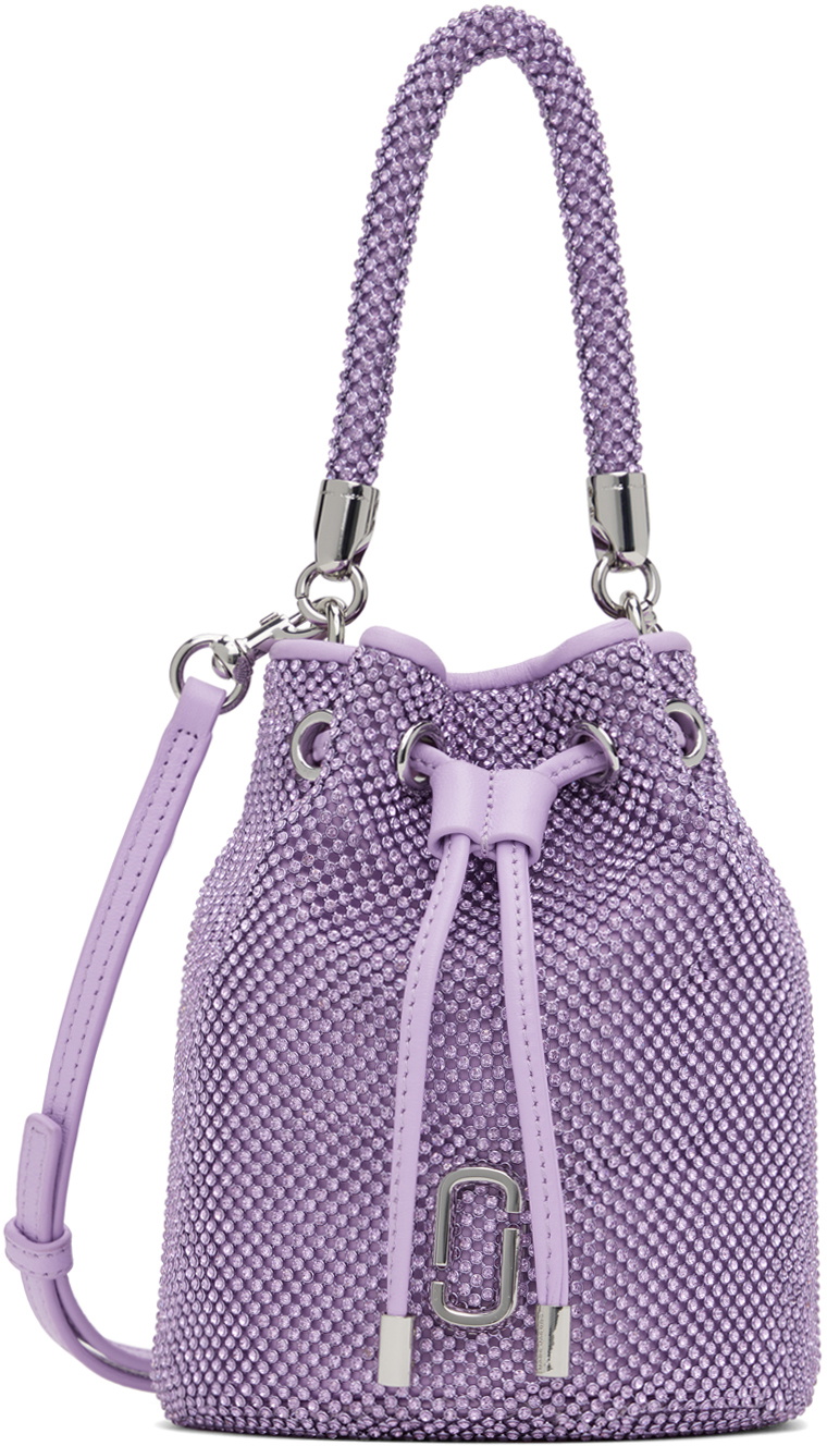 Marc Jacobs Purple 'The Rhinestone Mini Bucket' Bag Marc Jacobs