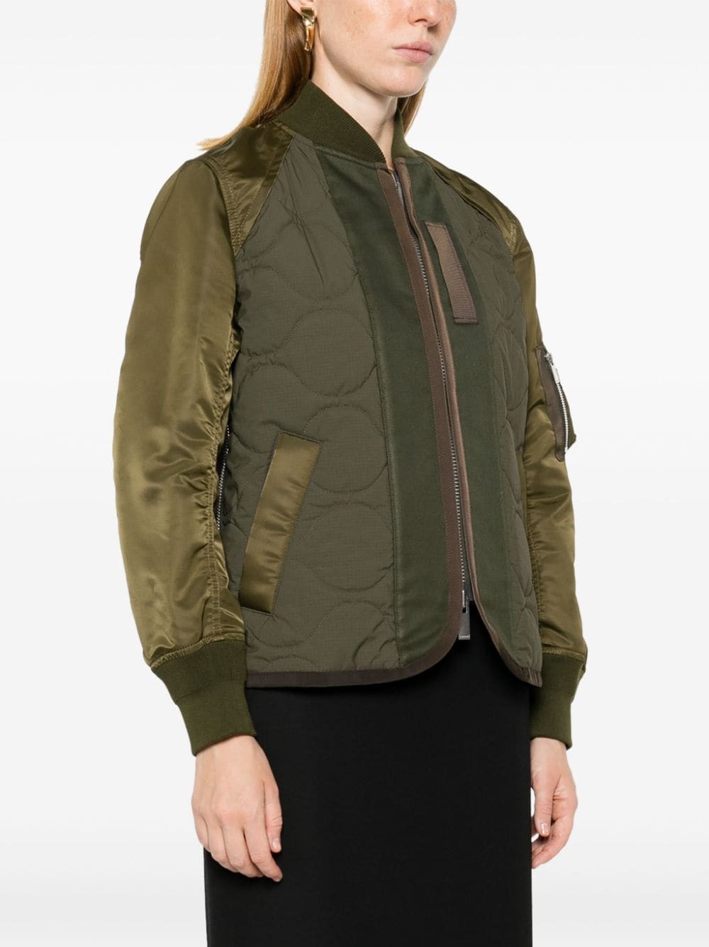 SACAI - Nylon Quilted Bomber Jacket Sacai