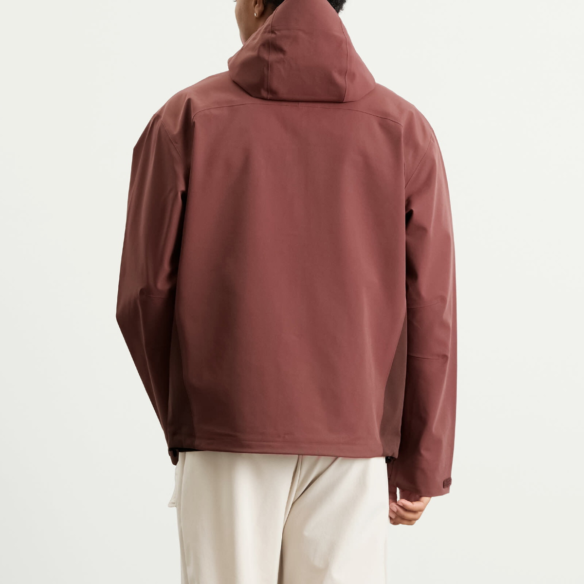 Hiking Patrol Men's Arc 3L Shell Jacket in Maroon Hiking Patrol