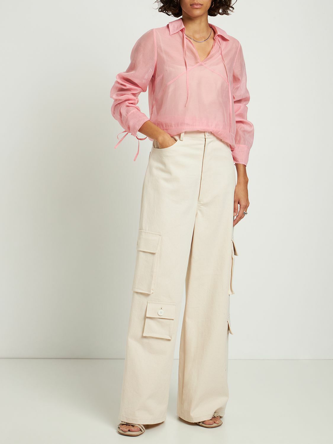 SAKS POTTS - Bailey Cotton Silk Top Saks Potts