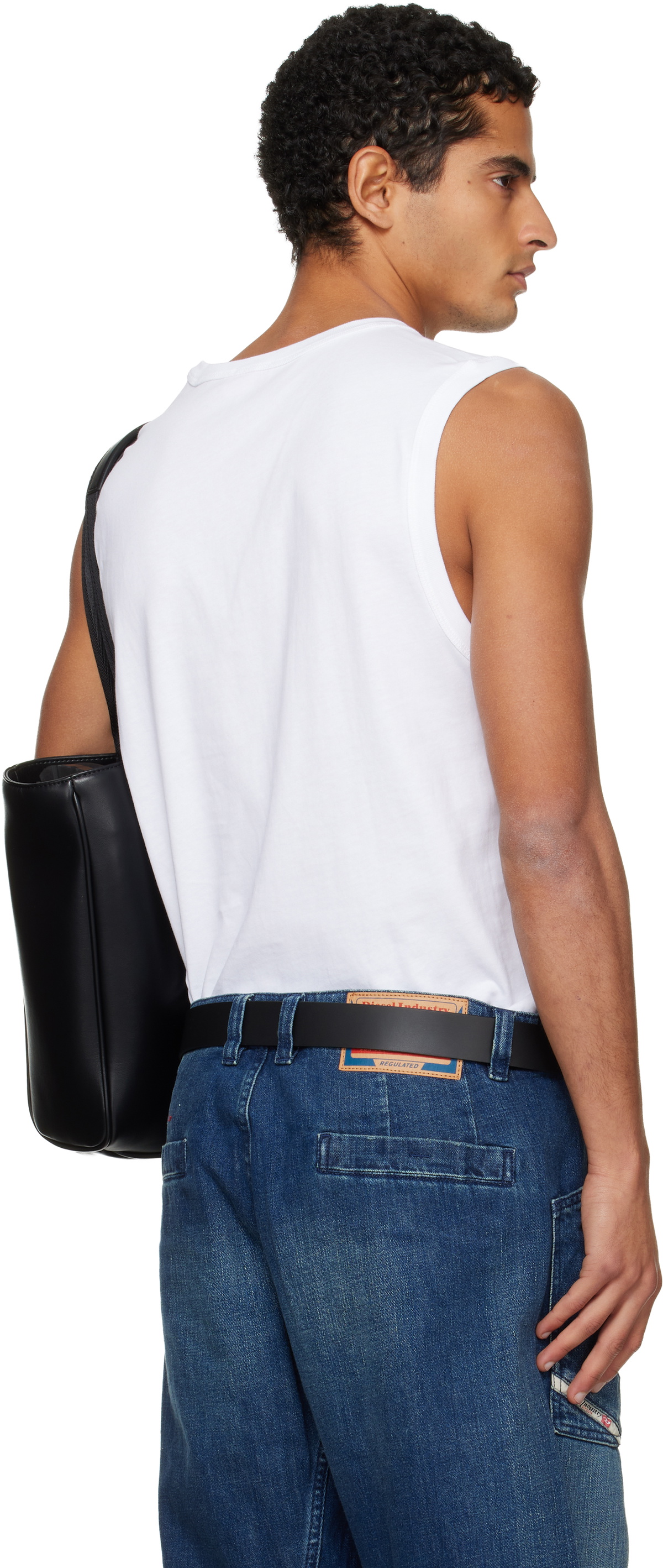 Diesel White T-Bisco-Od Tank Top Diesel