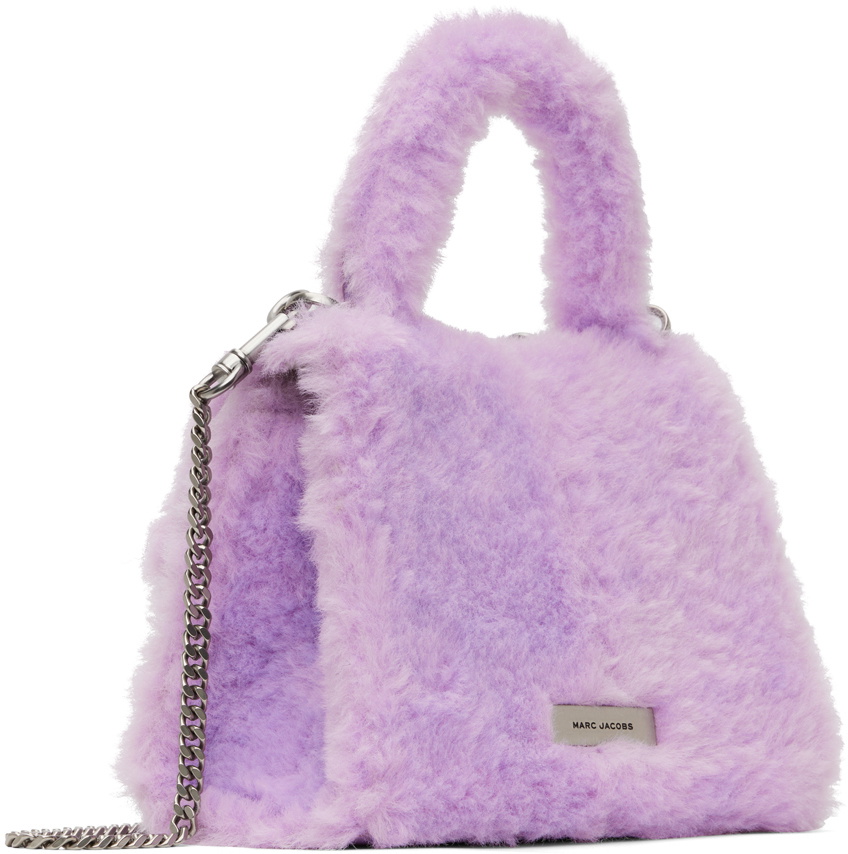 Marc Jacobs Purple 'The St. Marc Mini' Top Handle Bag Marc Jacobs Marc Jacobs Purple 'The St. Marc Mini' Top Handle Bag Marc Jacobs