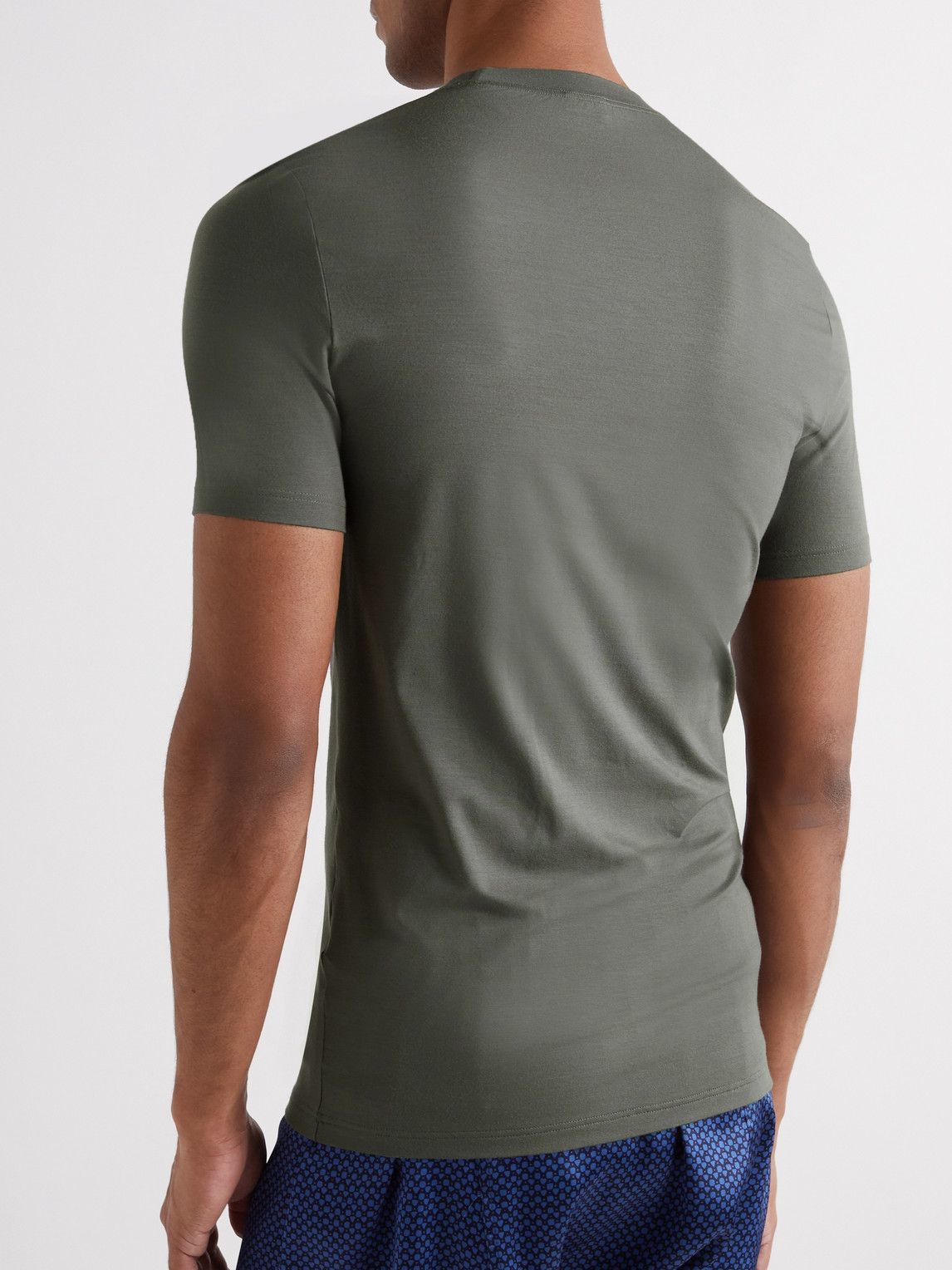 Zimmerli - Pureness Slim-Fit Stretch Micro Modal T-Shirt - Gray Zimmerli