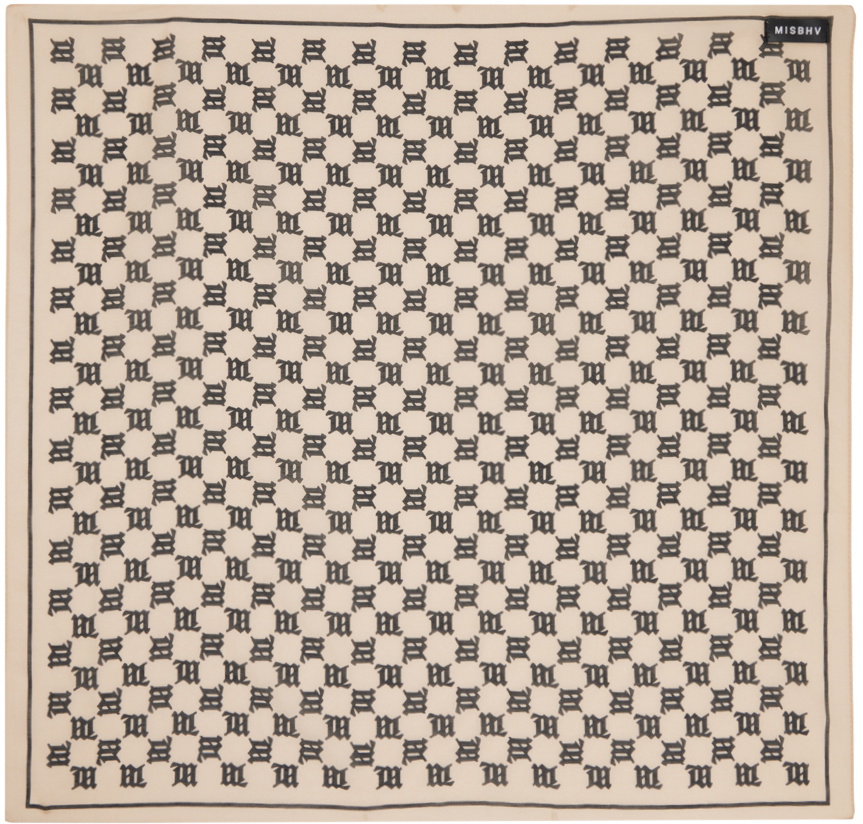 MISBHV Beige Monogram Bandana MISBHV