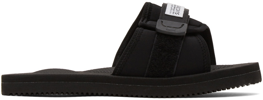 Suicoke Black PADRI Sandals Suicoke