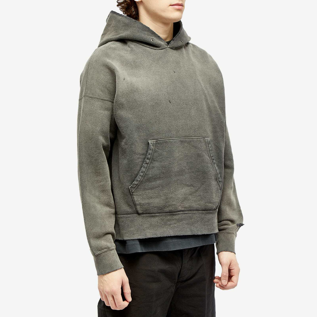Visvim Men's Jumbo SB Crash Hoody in Black Visvim