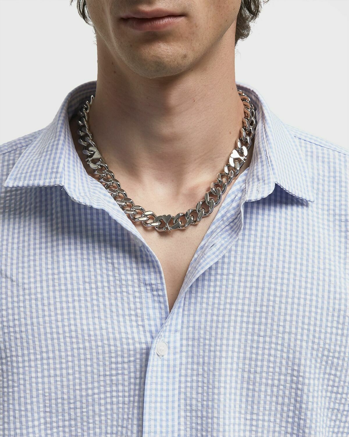 AMI Paris ADC CHAIN NECKLACE silver Mens Jewellery AMI