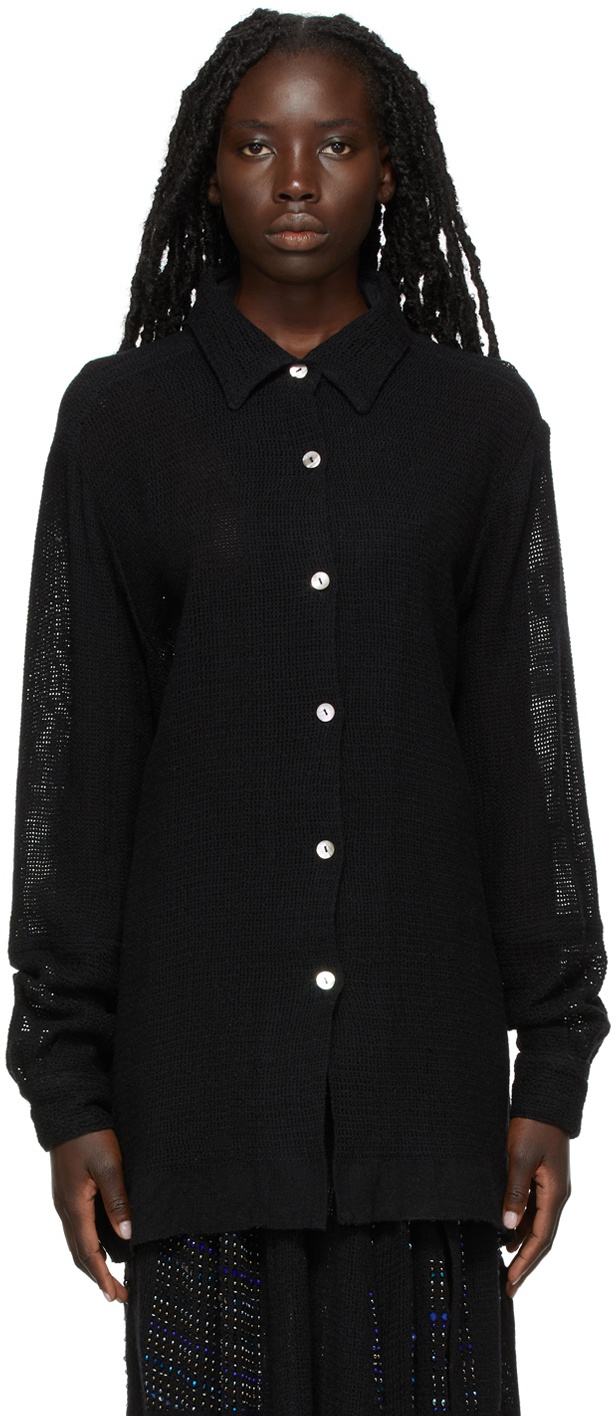 Luna Del Pinal Wool Mix Sleep Shirt Luna Del Pinal