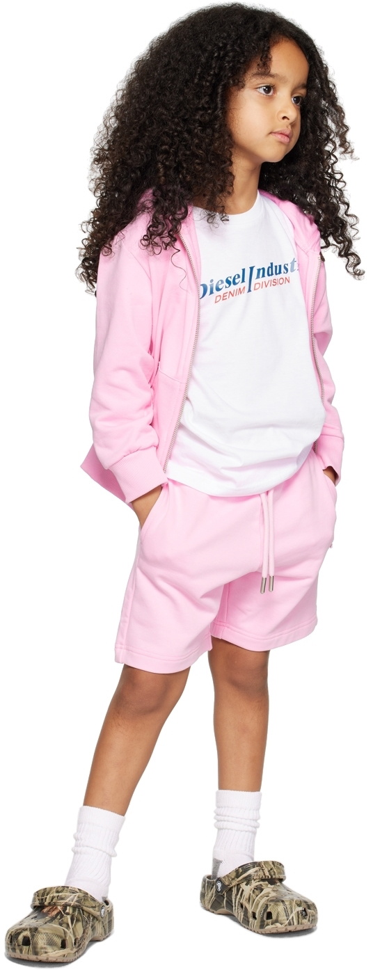 Diesel Kids Pink Lpesic Shorts Diesel