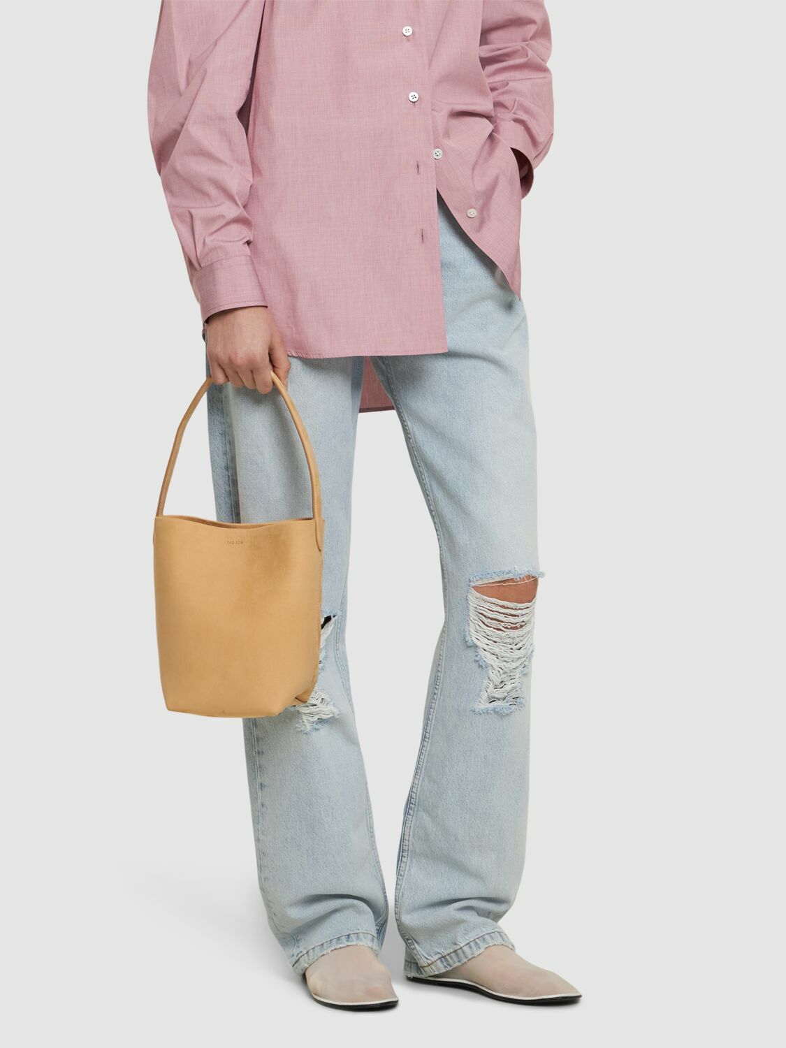 THE ROW Small N/s Park Leather Tote Bag The Row