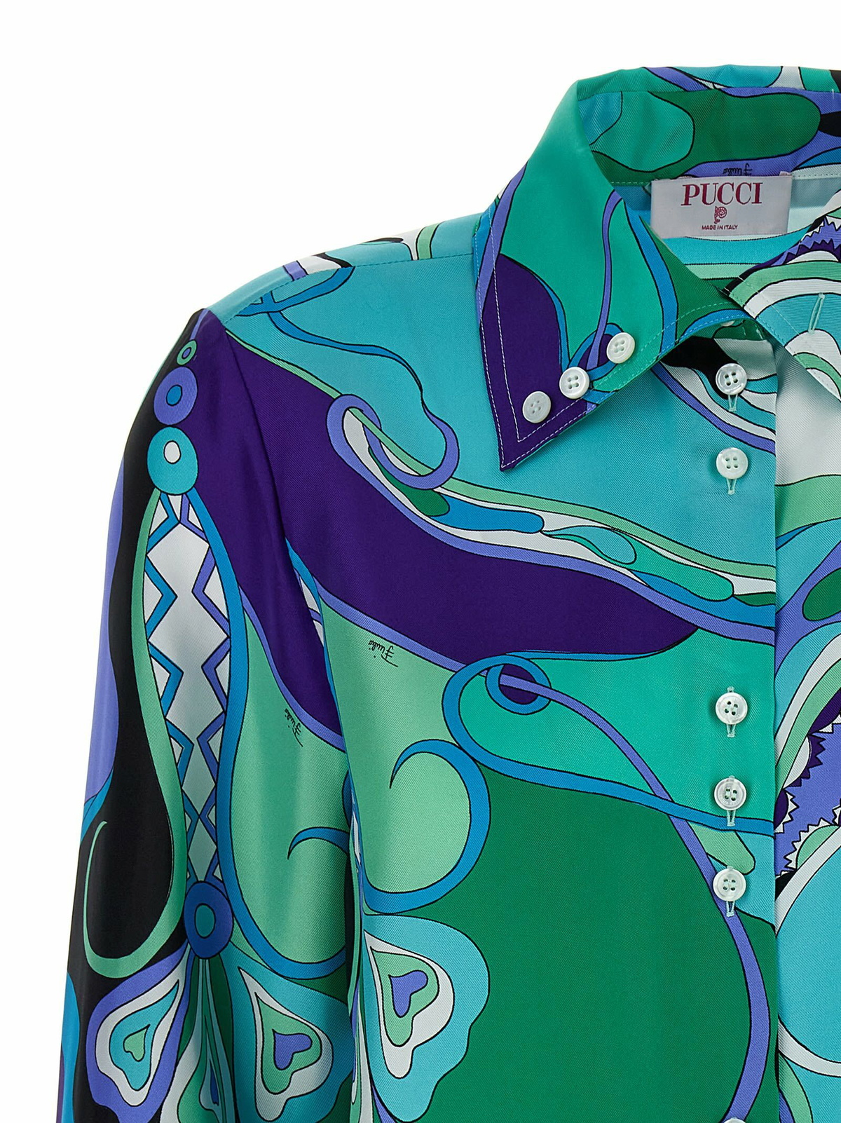 Pucci Orchidee Print Shirt Emilio Pucci