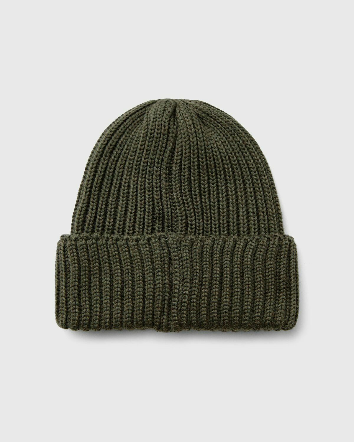 Needles Watch Cap Merino Wool Green Beanies Needles