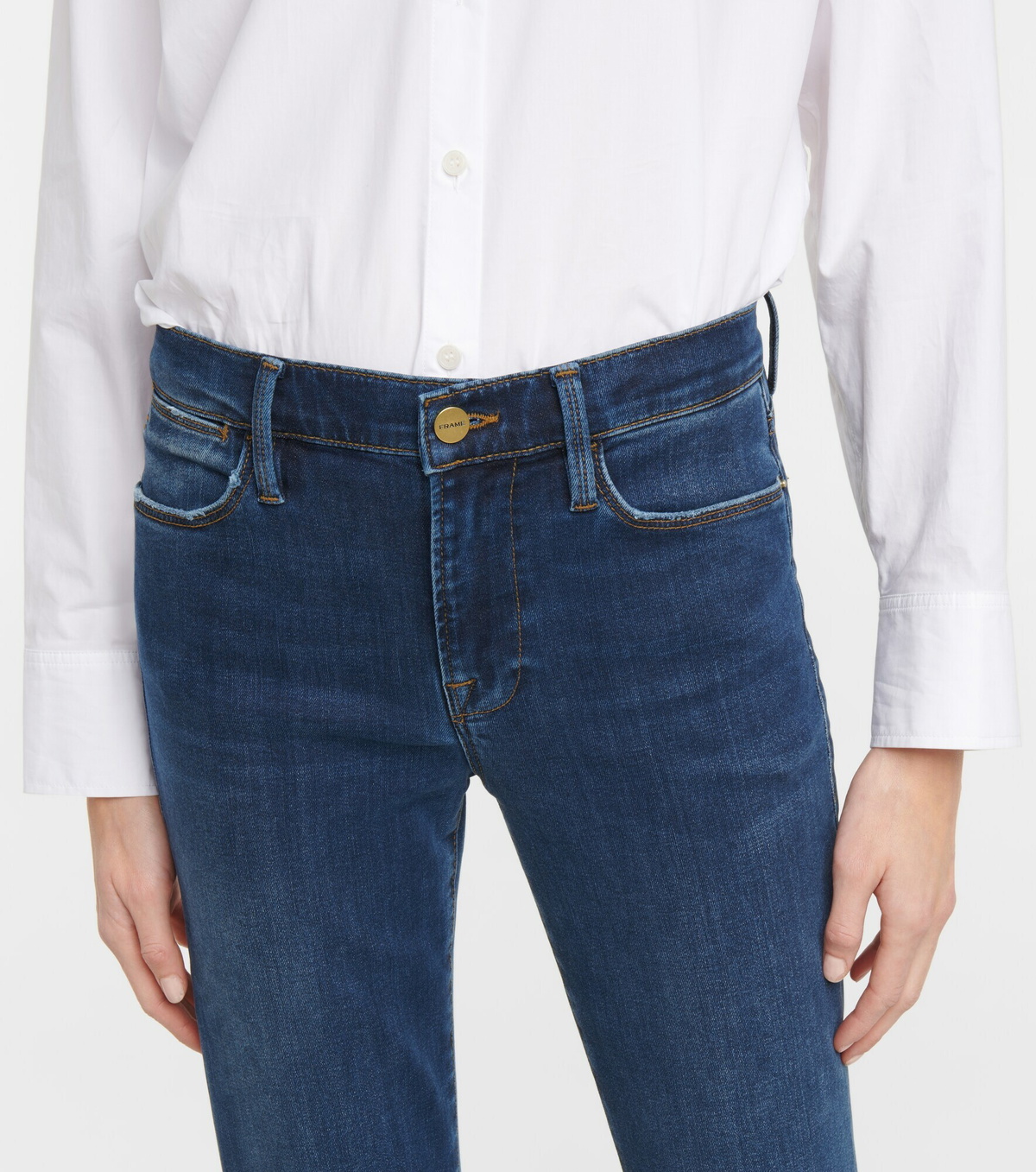 Frame - Le High Flare high-rise jeans Frame Denim