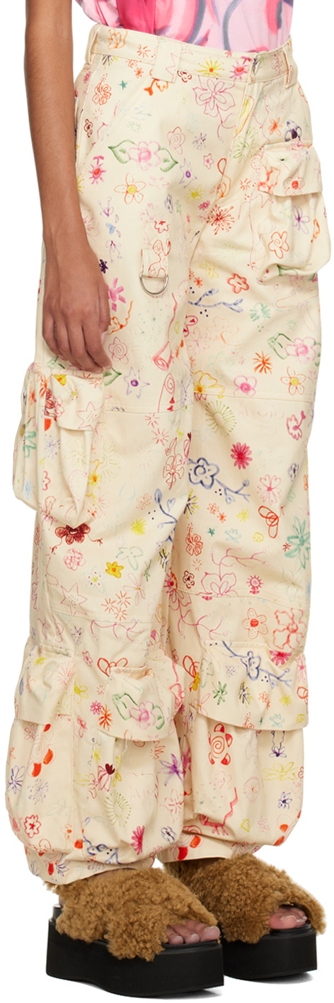 Collina Strada SSENSE EXCLUSIVE Beige Garden Cargo Pants Collina Strada