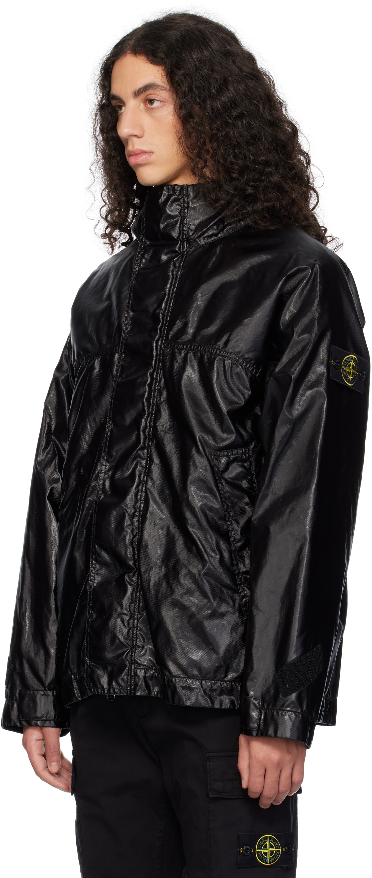 Stone Island Black 45831 Glass Cover-TCJacket Stone Island