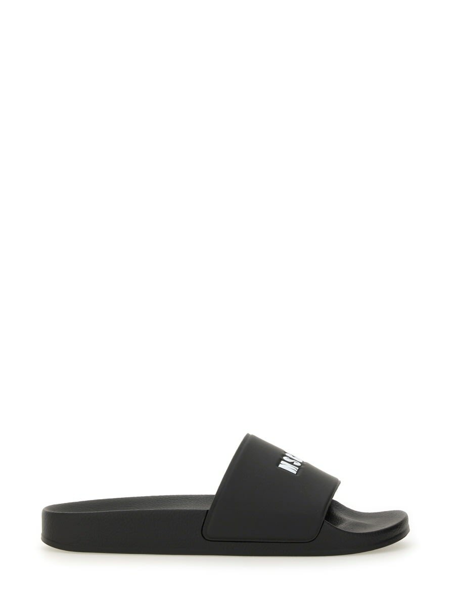 MSGM Slide Sandal With Logo MSGM