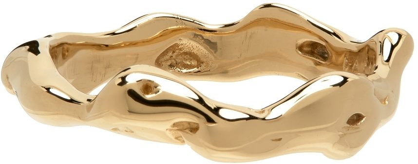 Faris Gold Lava Band Ring Faris