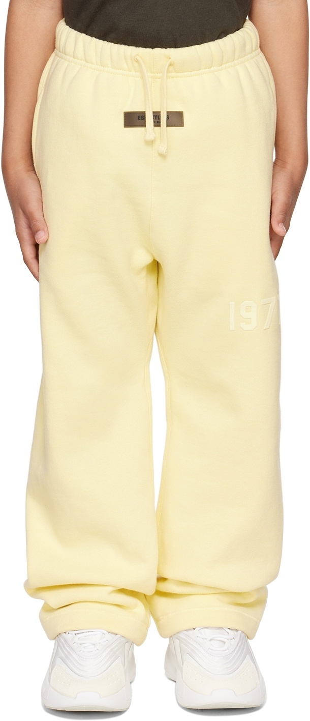 Essentials Kids Yellow '1977' Relaxed Lounge Pants Essentials