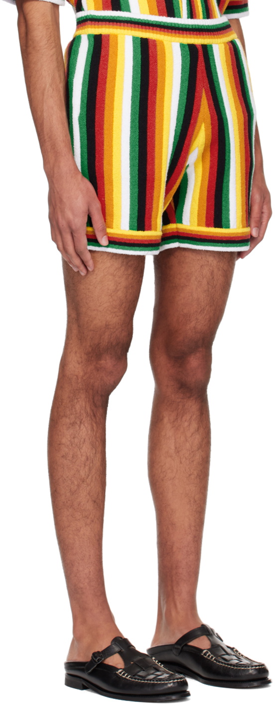 Casablanca Multicolor Striped Shorts Casablanca
