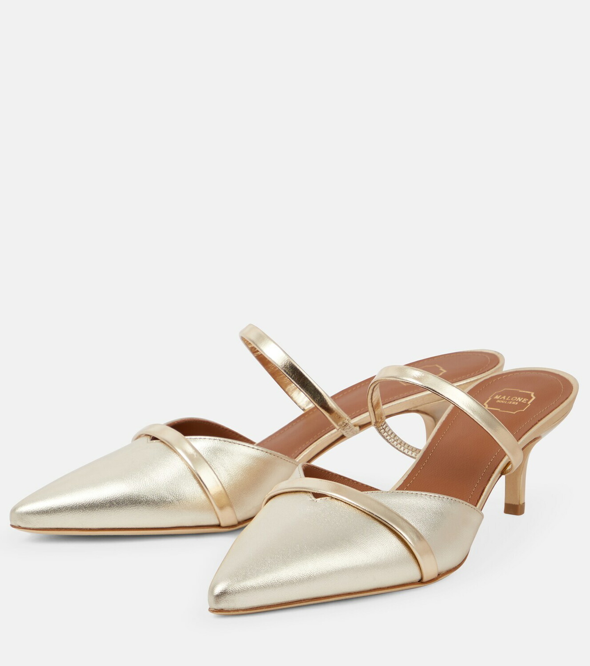 Malone Souliers Frankie 45 leather mules Malone Souliers