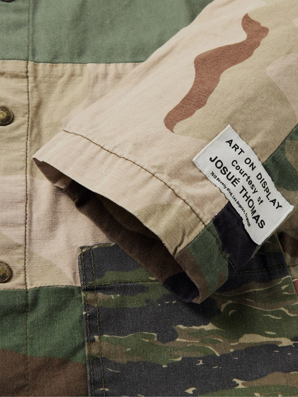 Gallery Dept. - Patchwork Camouflage-Print Cotton-Twill Chore Jacket ...