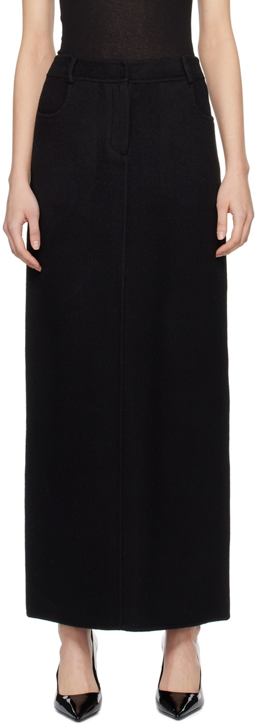 The Frankie Shop Black Malvo Maxi Skirt The Frankie Shop