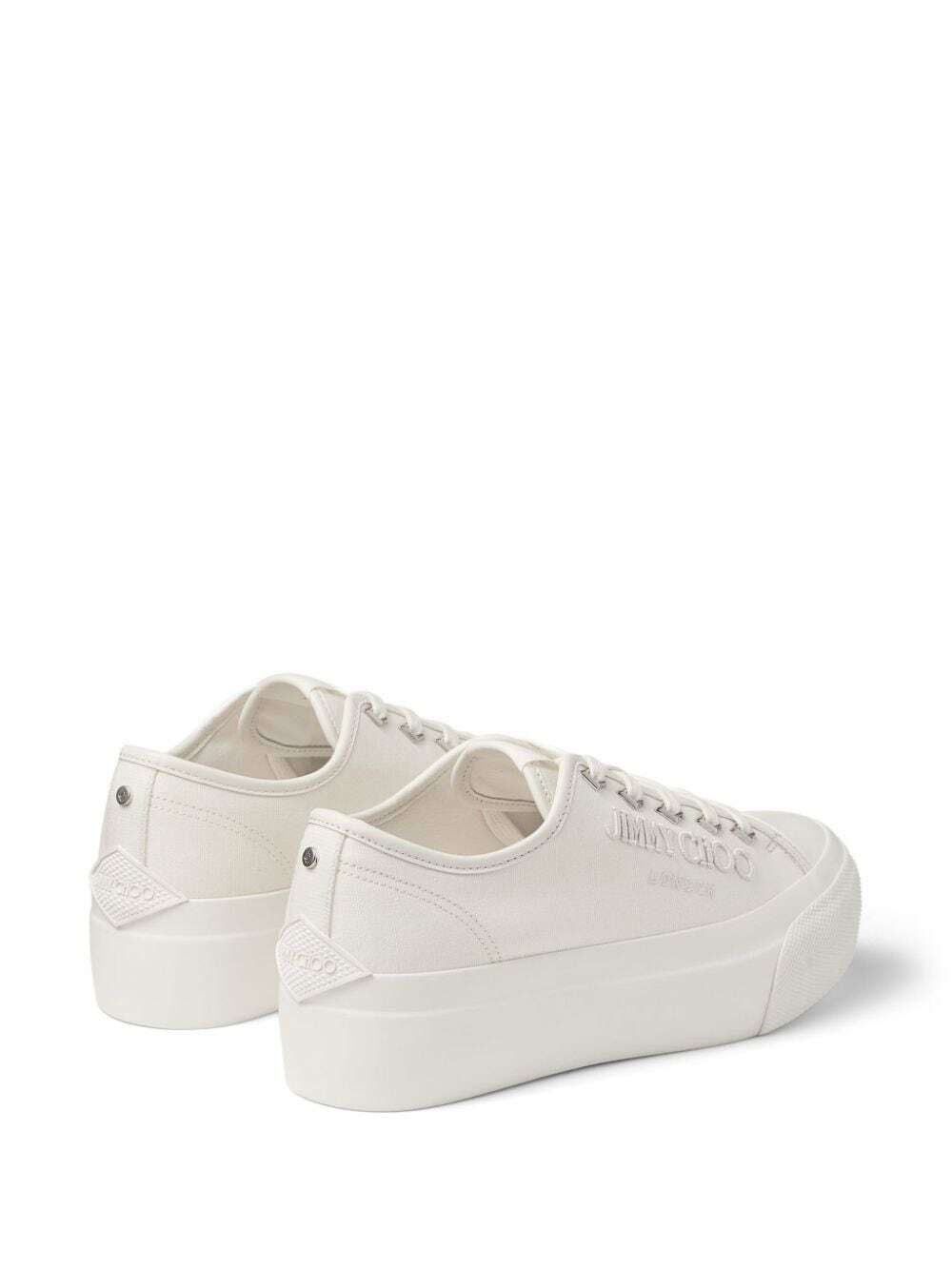 JIMMY CHOO - Palma Maxi Leather Sneakers Jimmy Choo