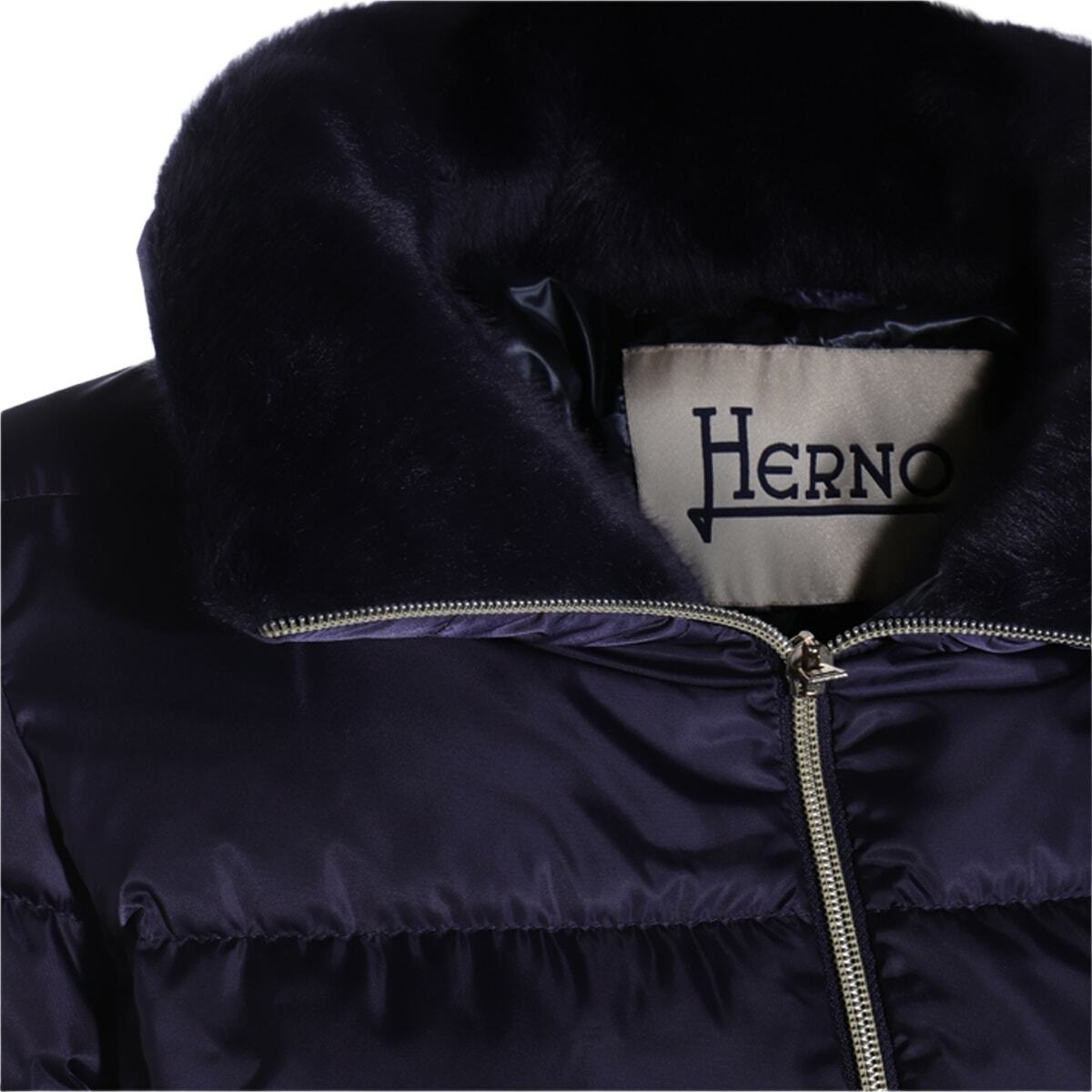 Herno Navy Down Jacket Herno