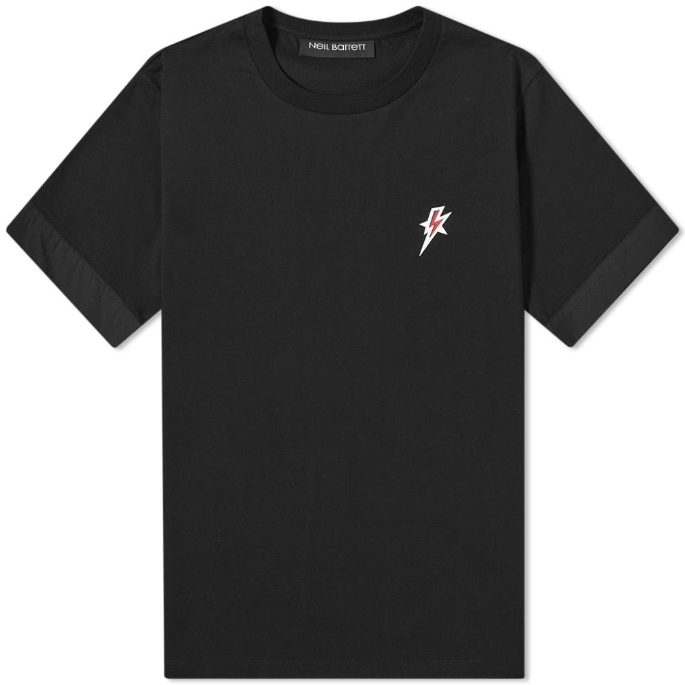 Neil Barrett Lightning Bolt Patch Logo Tee Neil Barrett