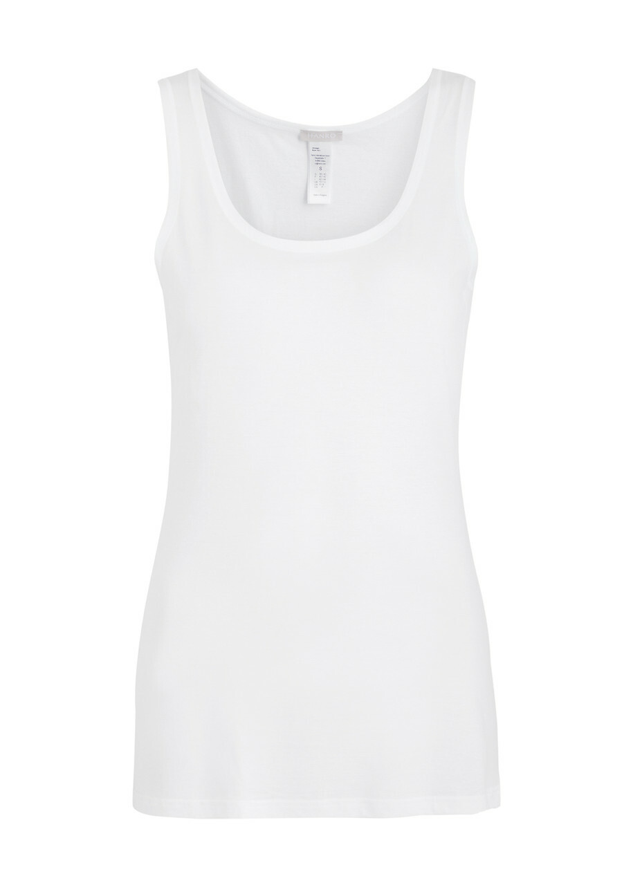 Hanro Ultralight Cotton Tank White Hanro