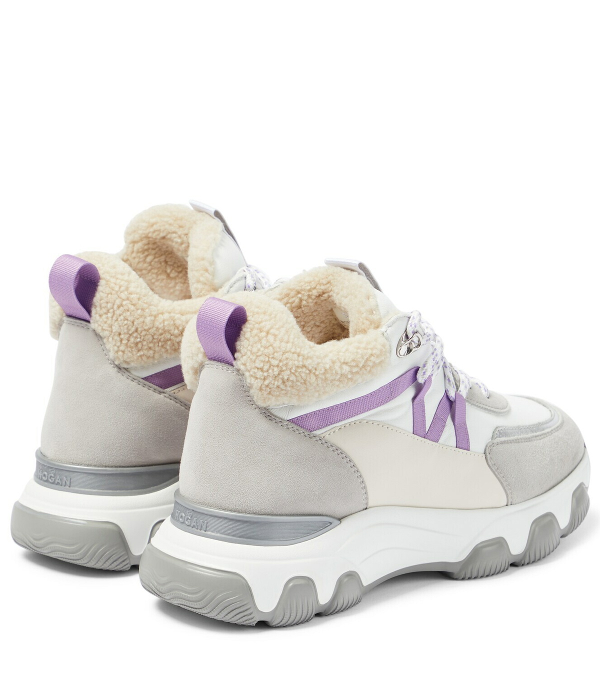 Hogan Hyperactive shearling-lined sneakers Hogan