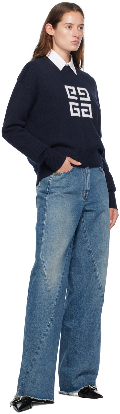 Givenchy Navy 4G Sweater Givenchy
