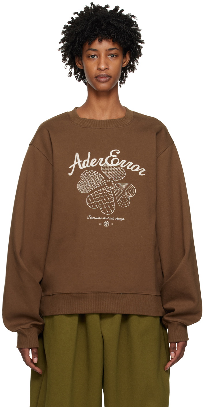 ADER error Brown Tever Sweatshirt ADER error