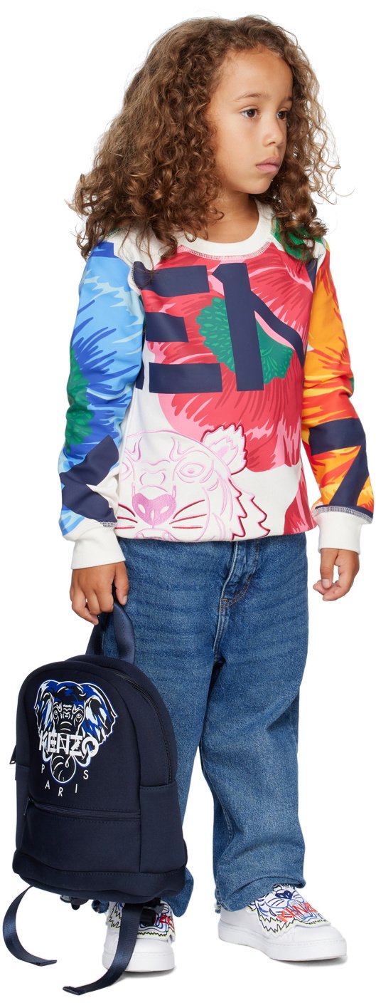 Kenzo Kids Multicolor Multi Icons Sweatshirt Kenzo