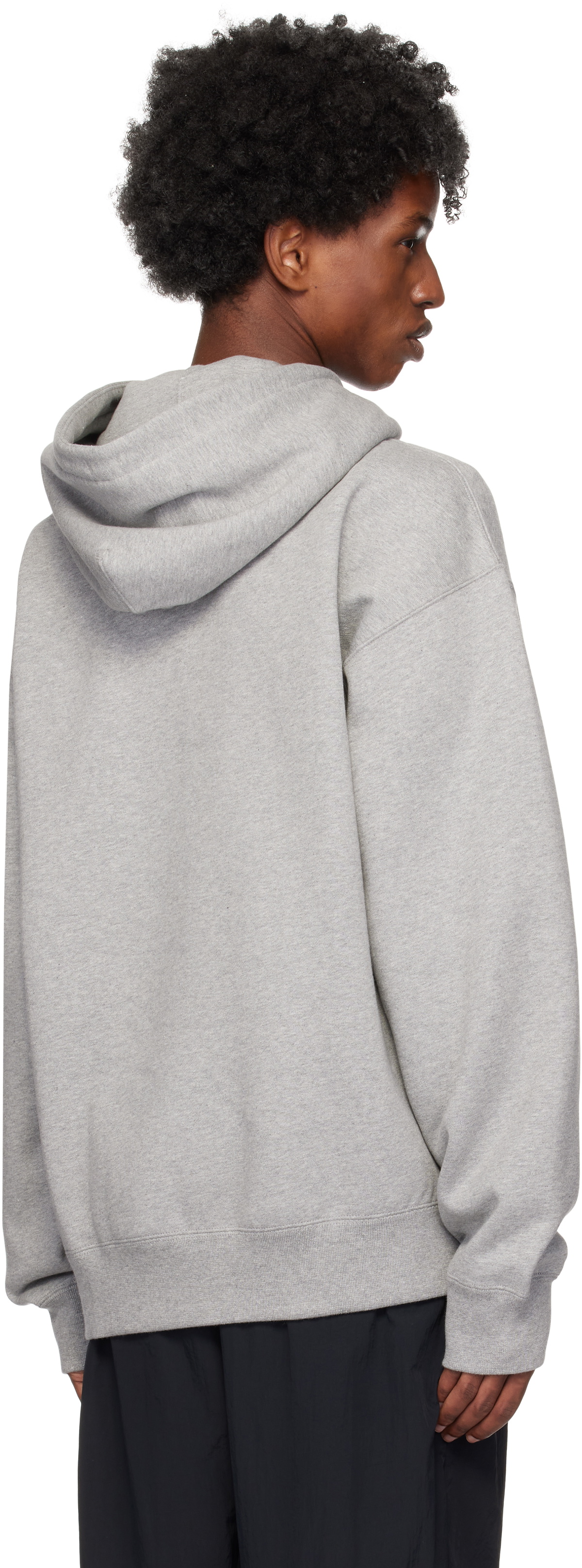 Nike Gray Solo Swoosh Hoodie Nike