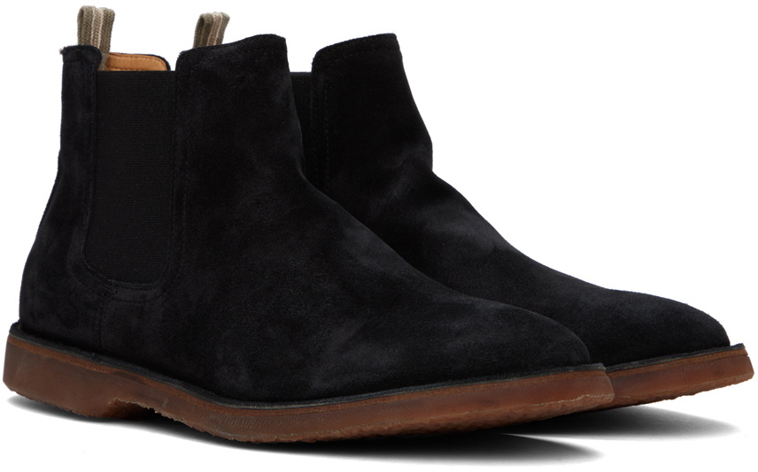Officine Creative Black Kent 005 Chelsea Boots Officine Creative