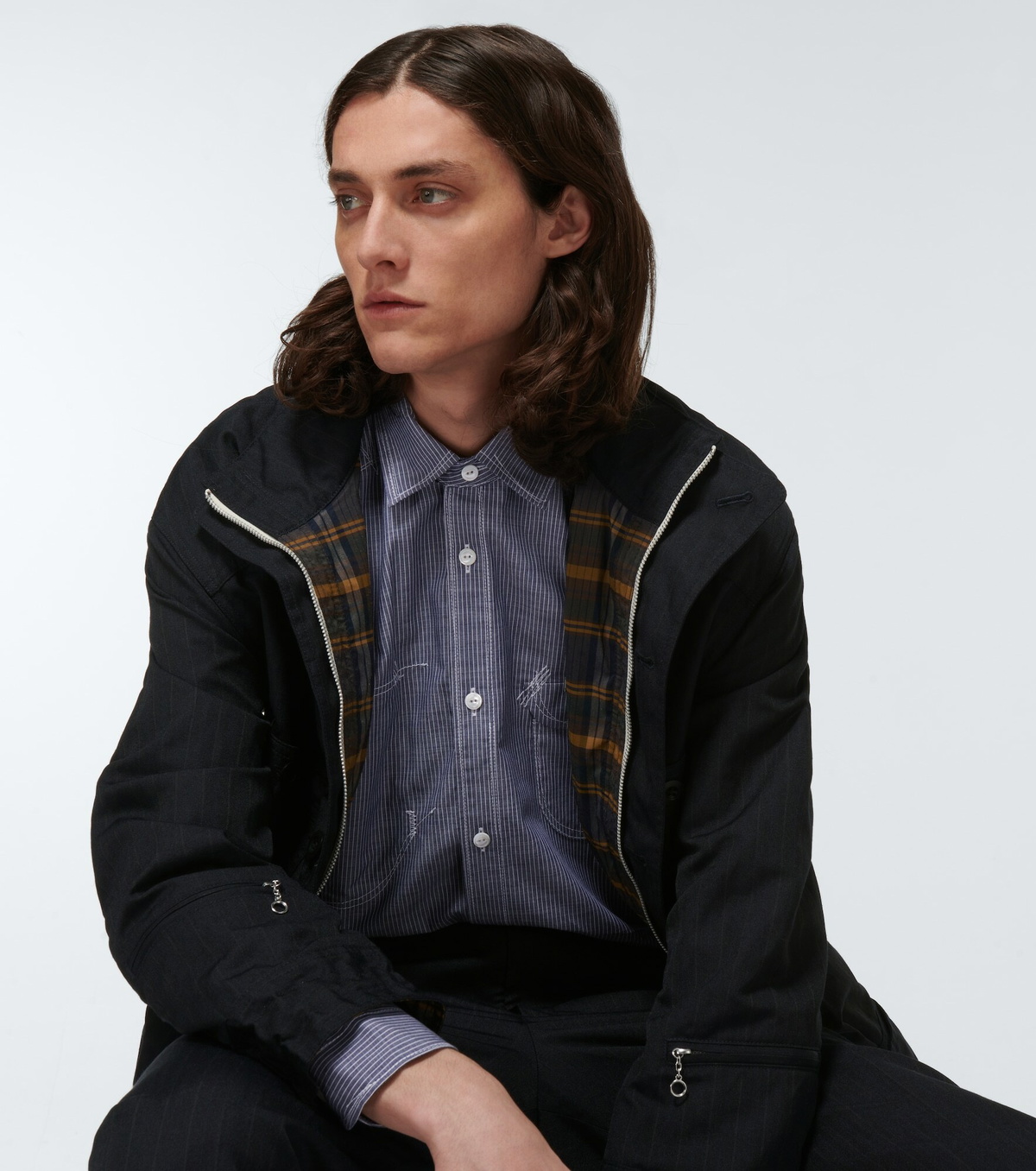 Junya Watanabe - Striped cotton shirt Junya Watanabe